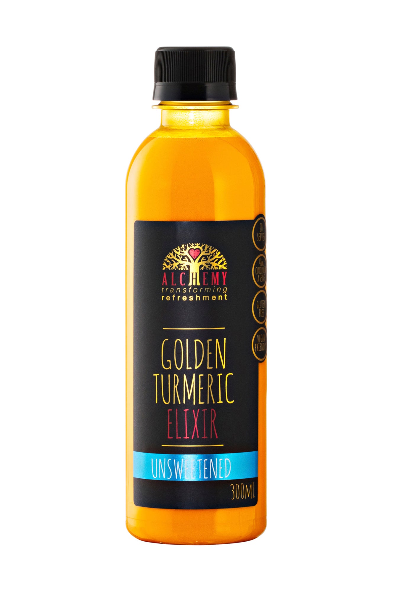 Golden Tumeric Elixir - Unsweetened 300ml Cordial - Alchemy – Finest Drinks